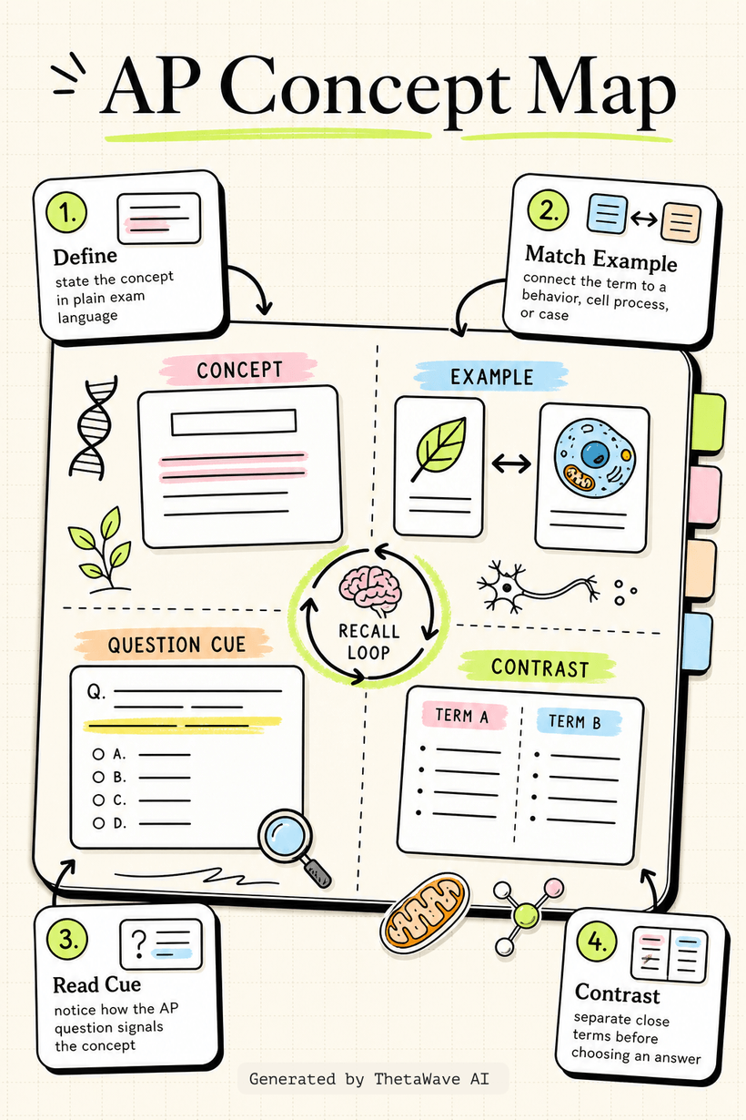 AP Bio Cram Review Study Notes with AI | Thetawave