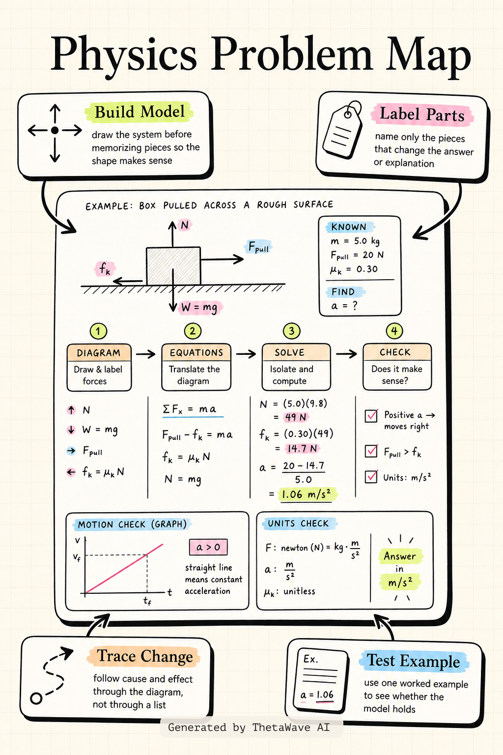 AP Physics 1 Exam Cram - Notes, Summary, Quiz & Flashcards | ThetaWave