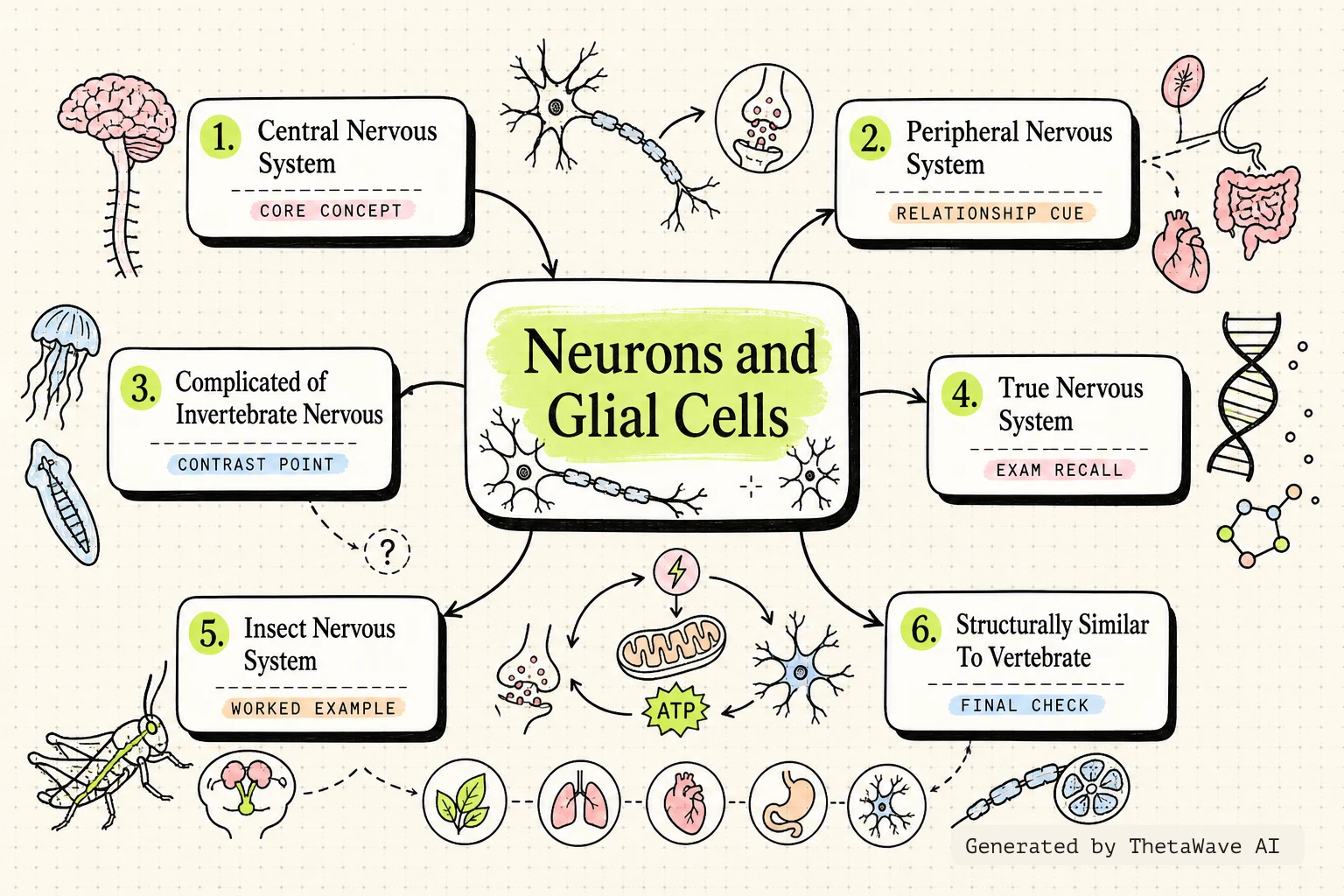 OpenStax Neurons and Glial Cells Notes | Thetawave