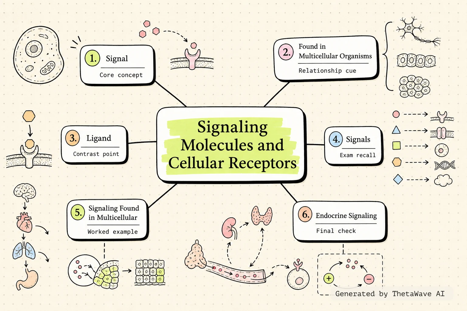 OpenStax Cell Signaling Receptors Notes | Thetawave
