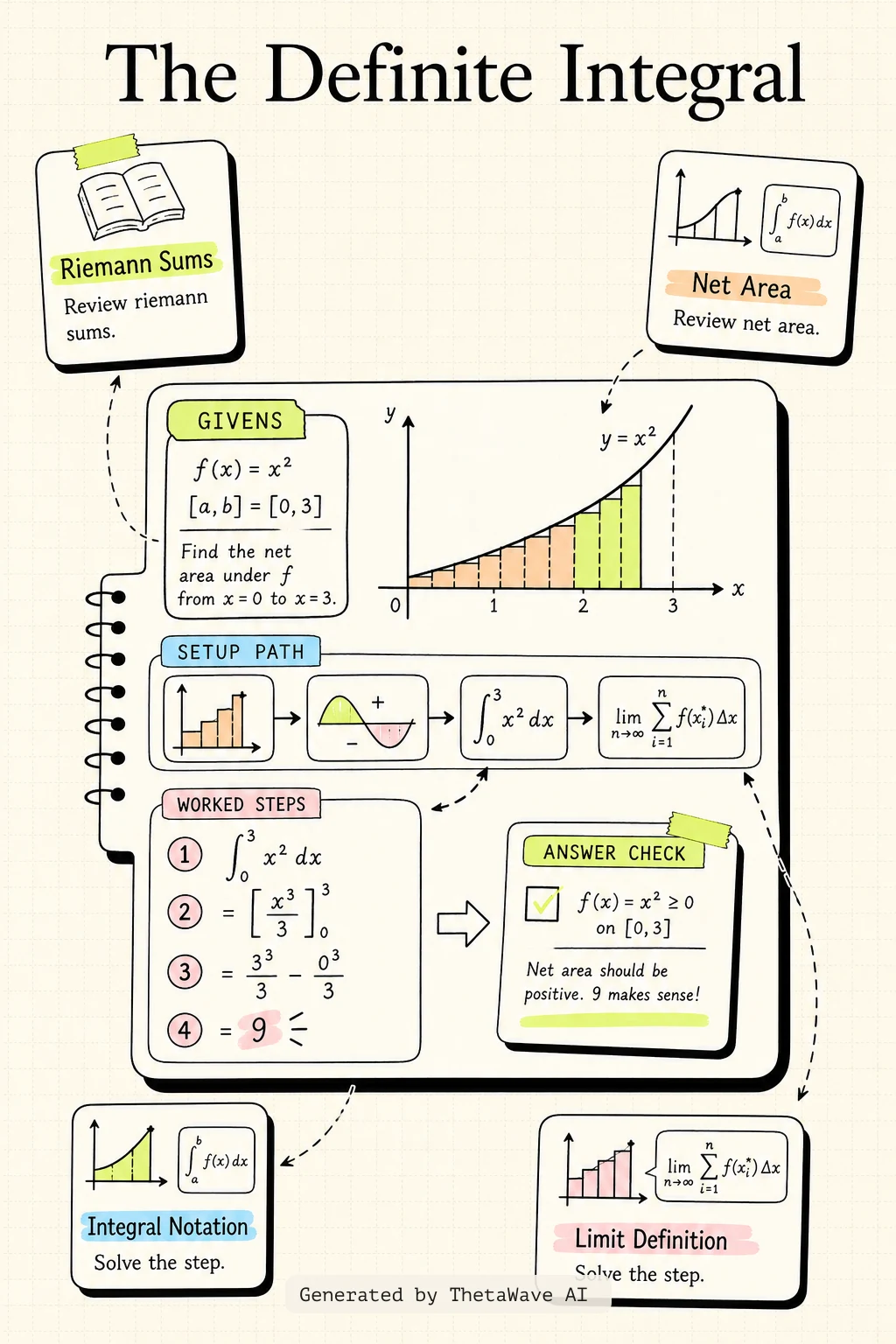 OpenStax The Definite Integral Notes | Thetawave